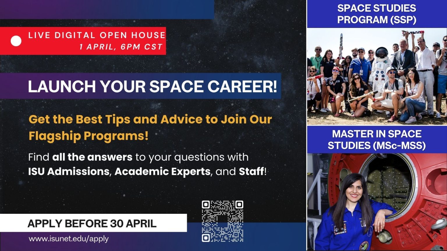 Master of Space Studies (MSS/MSc)